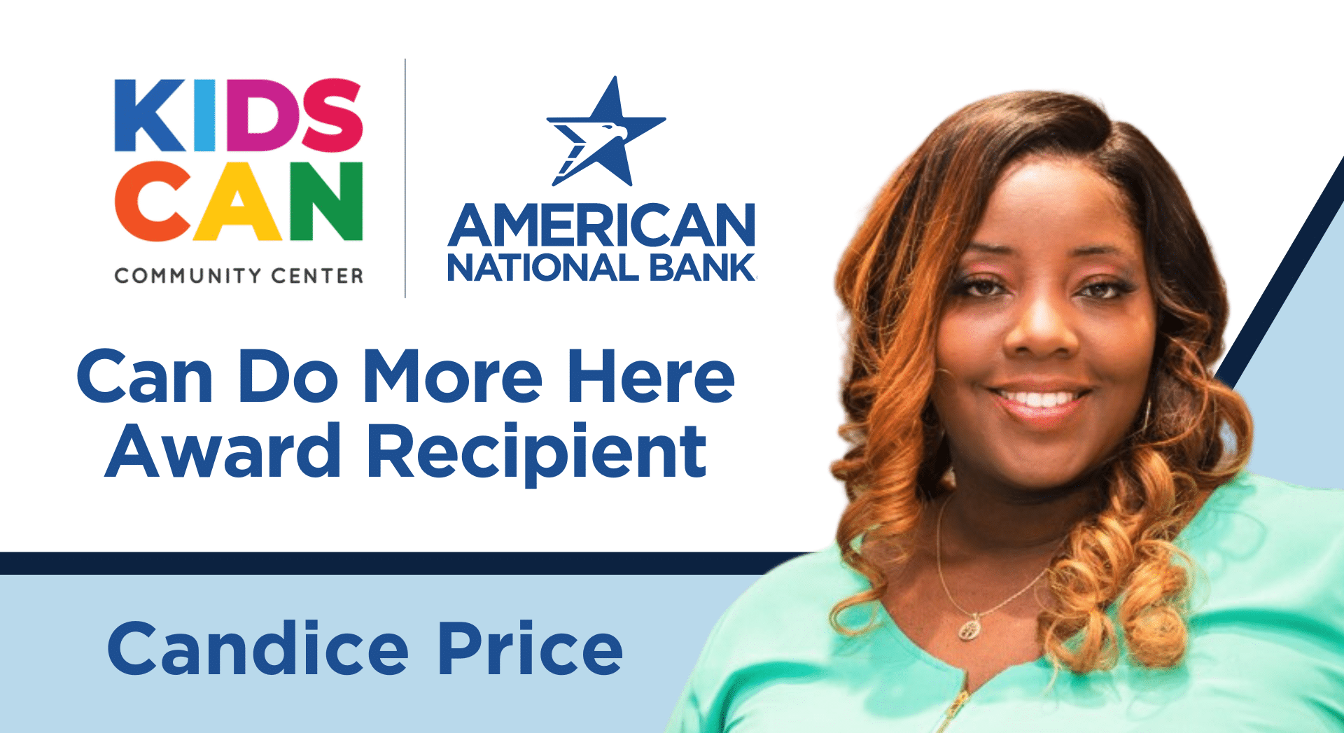 Candice Price Honored with the 2023 “Can Do More Here” Award - American ...